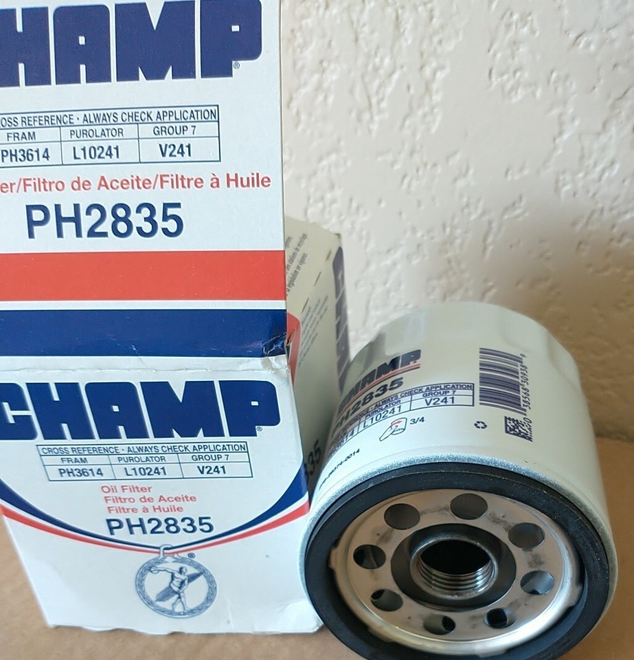 Champ PH2835 OIl Filter Replaces Wix 51348, AC-Delco PF2, Kohler 520 ...