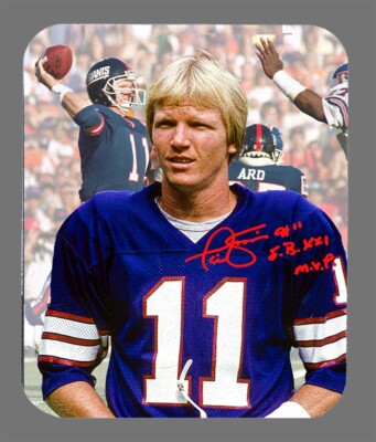 Phil Simms New York Giants Facsimile Autographed Mouse Pad Item#2551 | eBay