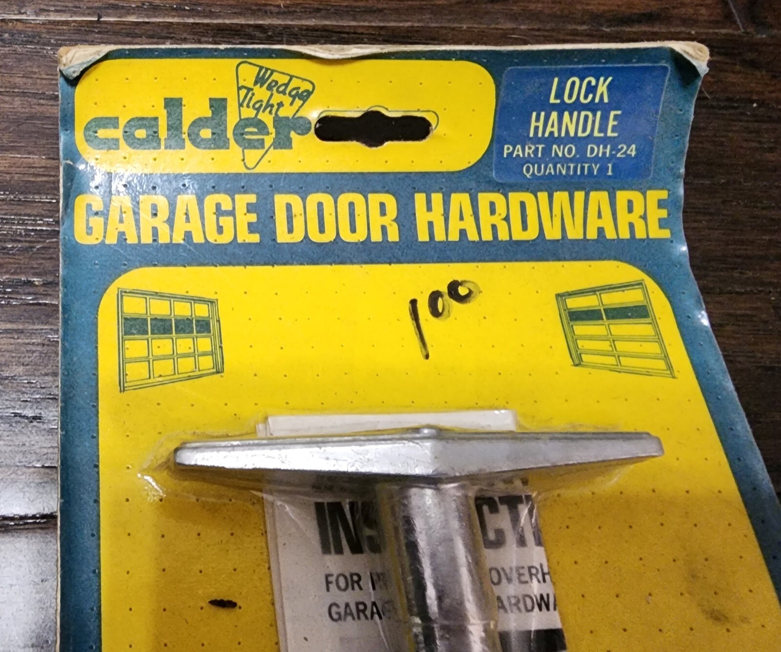 Calder Garage Door Hardware Lock Handle Part No. DH-24 NOS for sale ...