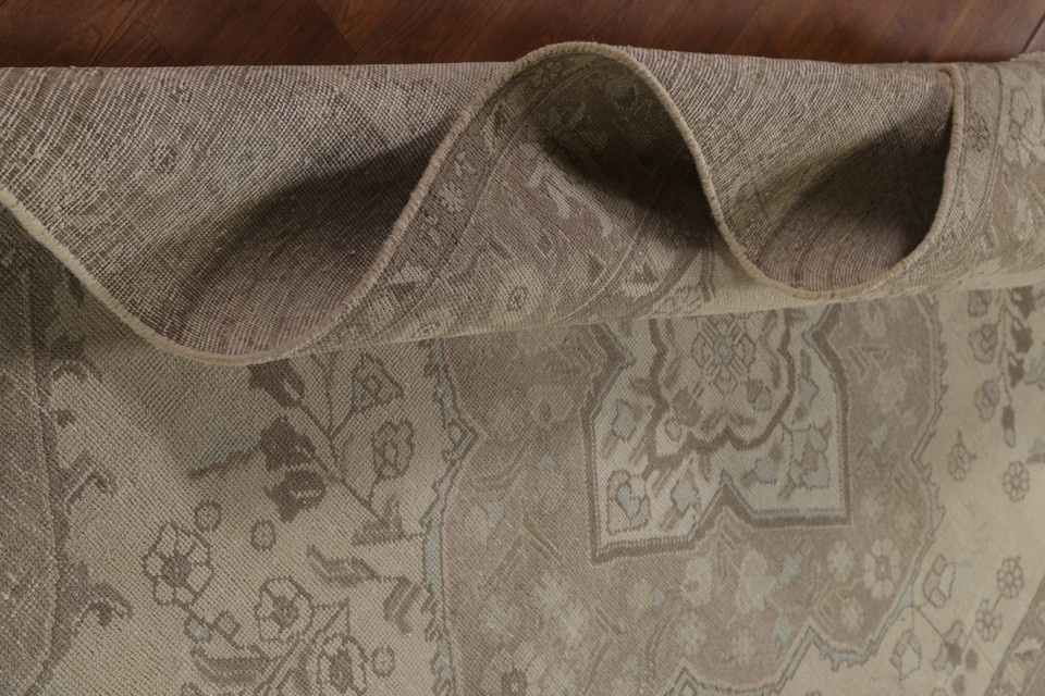 Distressed Wool Traditional Muted Rug 6x9 Handmade Living Room Dining ...