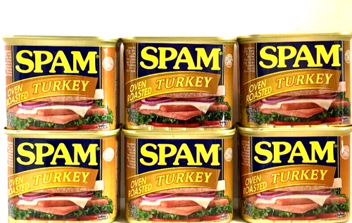 Spam Oven Roasted Turkey Luncheon Meat 12 oz ( Pack of 6 )~3/2027 ...