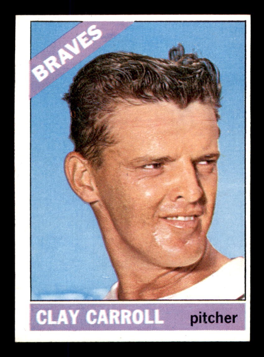 1966 Topps Baseball #307 Clay Carroll EX *e4 | eBay