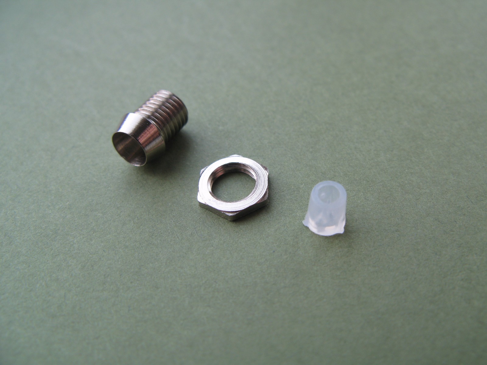 3mm / 5mm Chrome Metal LED Holder Mount Bezel Case Silver Colour ...