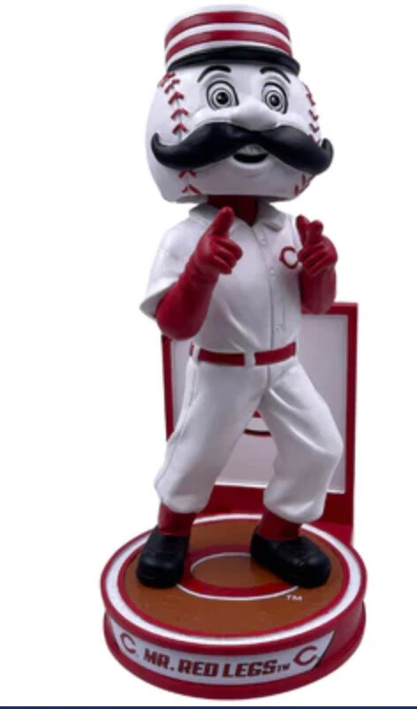 Mr. Redlegs Cincinnati Reds Mascot Hero Series Bobblehead Brand New In ...