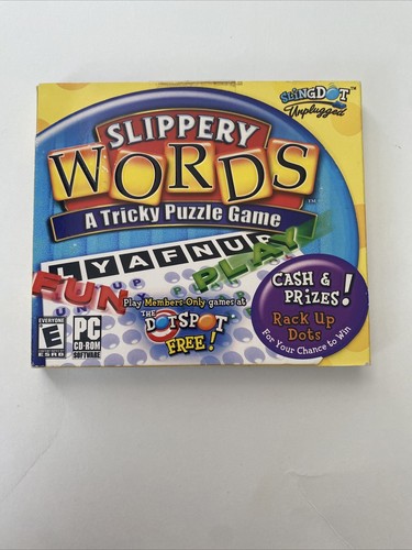 Slippery WORDS - A Tricky Puzzle Game - CD - 2005 | eBay