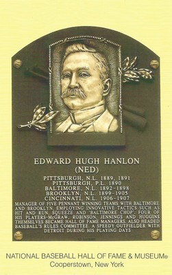 Postcard Ned Hanlon Baltimore Orioles Hall of Fame Cooperstown MINT | eBay