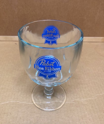 Vintage PABST Glass Beer Mug Schooner PBR Glass Milwaukee NICE | eBay