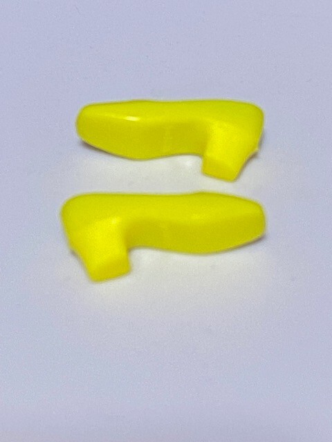 Vintage Barbie Mod Yellow Square Toe Heels Shoes Taiwan | eBay