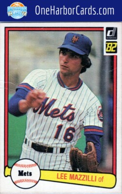 1982 Donruss New York Mets Baseball Card #49 Lee Mazzilli | eBay