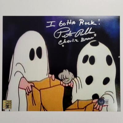 Peter Robbins signed Peanuts Halloween 8x10 photo Charlie Brown ~ BAS ...