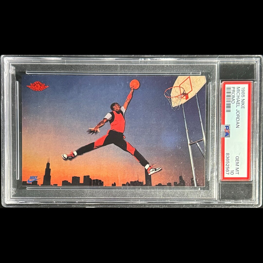Michael Jordan 1985 Nike Promo Rookie RC PSA 10 | eBay