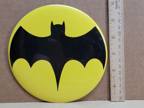 Vintage 1966 Batman 6" Pin Button - Vintage Batman Logo | eBay