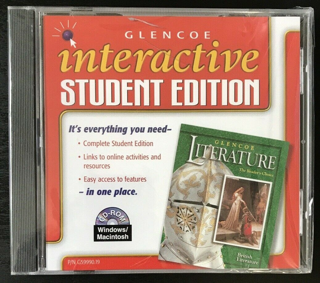 Glencoe Interactive Student Edition CDROM Windows 3.1 / Macintosh | eBay