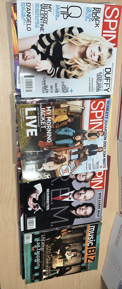 Lot of 48 Rock & Metal Music Magazines 80s 90s 2000s Spin Bass Guitar ...