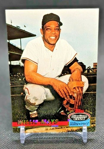 1993 Topps Stadium Club Ultra Pro Baseball Willie Mays Limited Edition ...