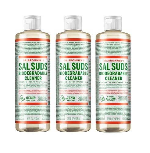 ^ 3 x Dr. Bronner's Sal Suds Biodegradable Cleaner 473mL | eBay