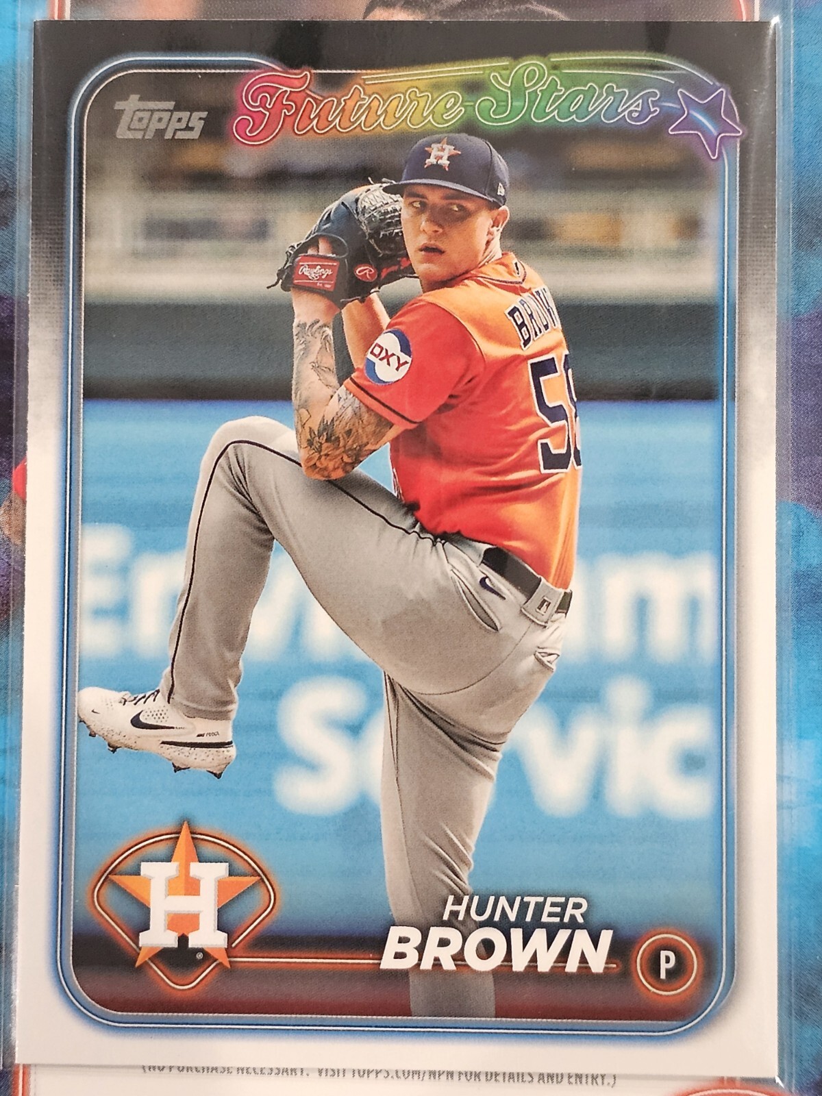 HUNTER BROWN 2024 Topps Series 1 #30 Future Stars - Huston Astros | eBay