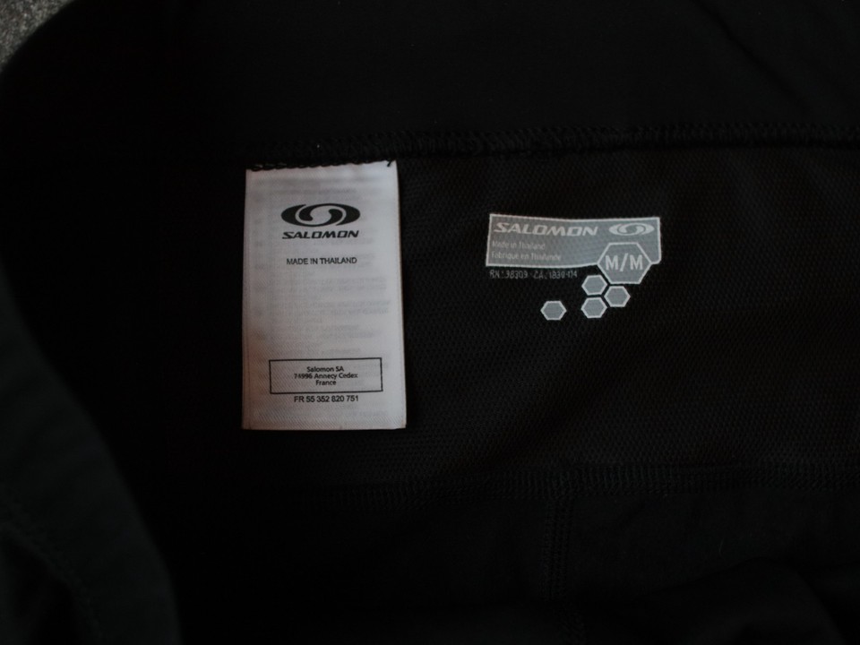 Salomon Soft Shell Running Jogging Leggings/ Tights Medium warm | eBay UK