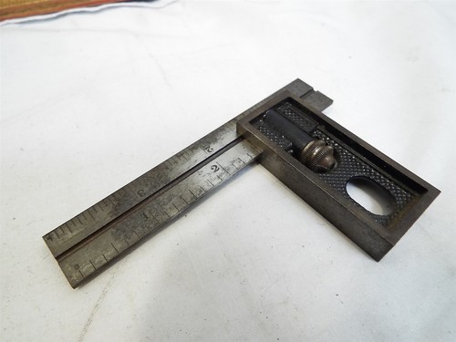 Starrett No. 13 Small Machinist Mini Try Square Tool 4" Rule Tri | eBay