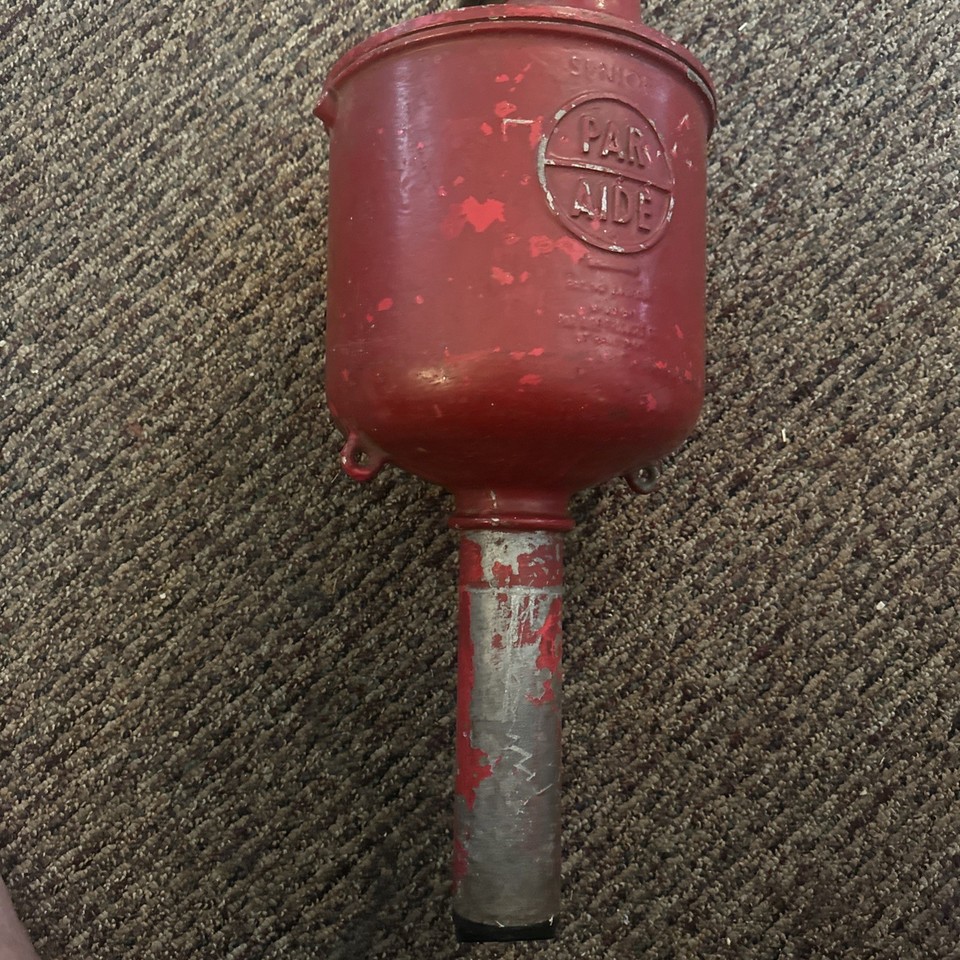 VINTAGE MASTER PAR AIDE GOLF BALL WASHER CLEANER RED NEEDS HANDLE | eBay