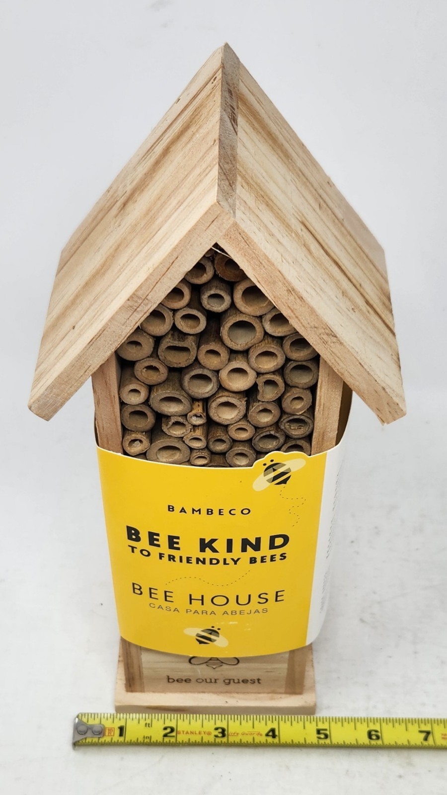 Bambeco Bee House Attract Native Bees Nursery Garden Pollinator Save The Bees | eBay
