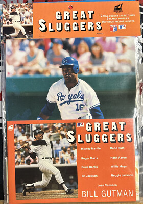 1989 Mallard Press Great Sluggers Photos & Profiles Sealed Mantle Ruth ...