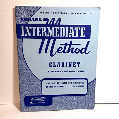 Rubank Intermediate Method Clarinet Instruction Book | eBay
