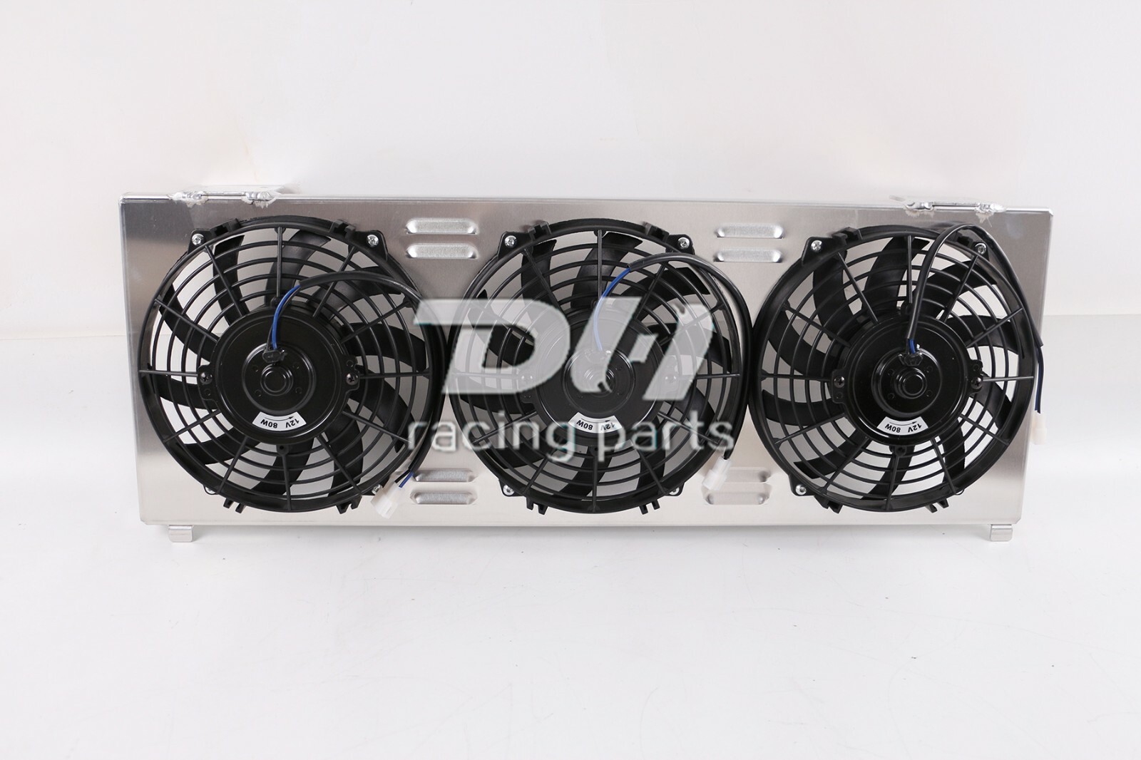 Radiator Aluminum Shroud+3x9"Fans For 1991-2001 98 97 96 95 Jeep ...