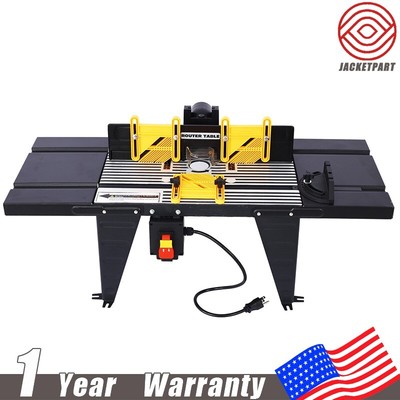 Electric Benchtop Router Table Aluminium Wood Working Craftsman Tool 6 ...