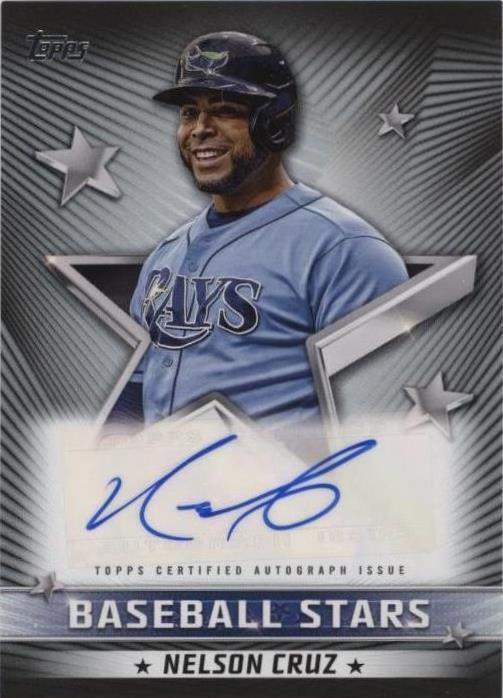 2022 Topps Series 1 - Baseball Stars Autographs Nelson Cruz #BSA-NC ...