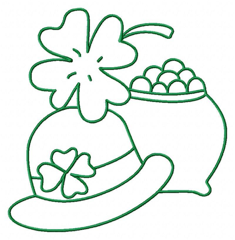 St Patrick Outlines 12 Machine Embroidery Designs on CD in 6 sizes | eBay