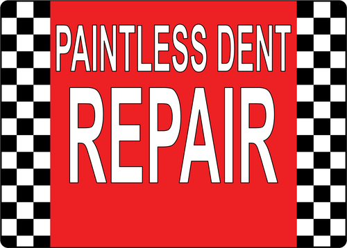 PAINTLESS DENT REPAIR| Laminated Vinyl Decal Sticker Label | eBay