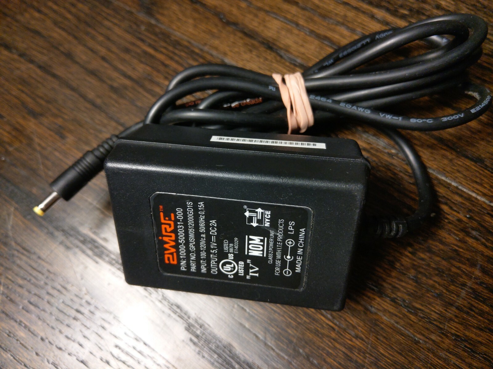 2WIRE GPUSW0512000GD1S 1000-500031-000 5.1V 2A Adapter Power Supply ...