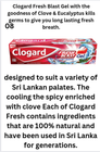 Clogard Fresh Blast tooth Gel 120 G Clove Eucalyptus fine breath cavity ...