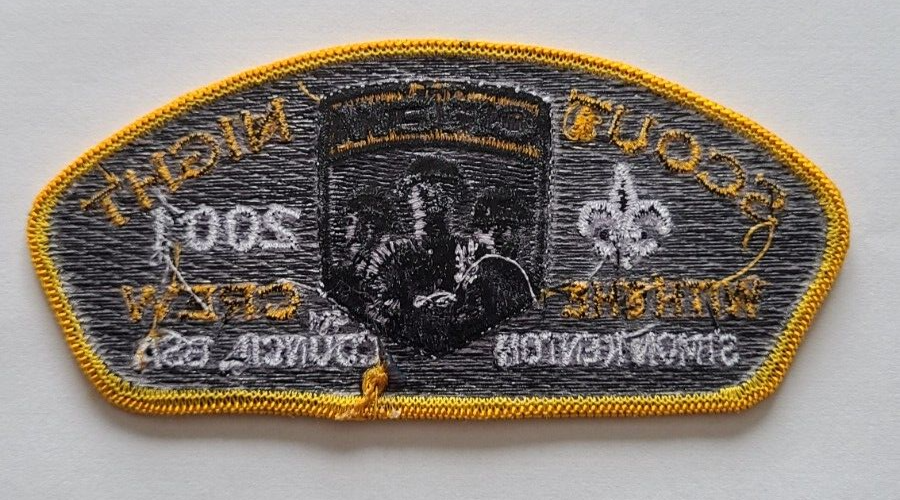 Simon Kenton Council Shoulder Patch, Scout Night with the Crew, 2001 ...