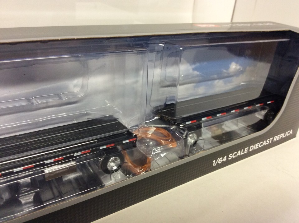 DCP Peterbilt Single Axle Day Cab 379w/28.5 Flatbed Trailers.New in Box ...