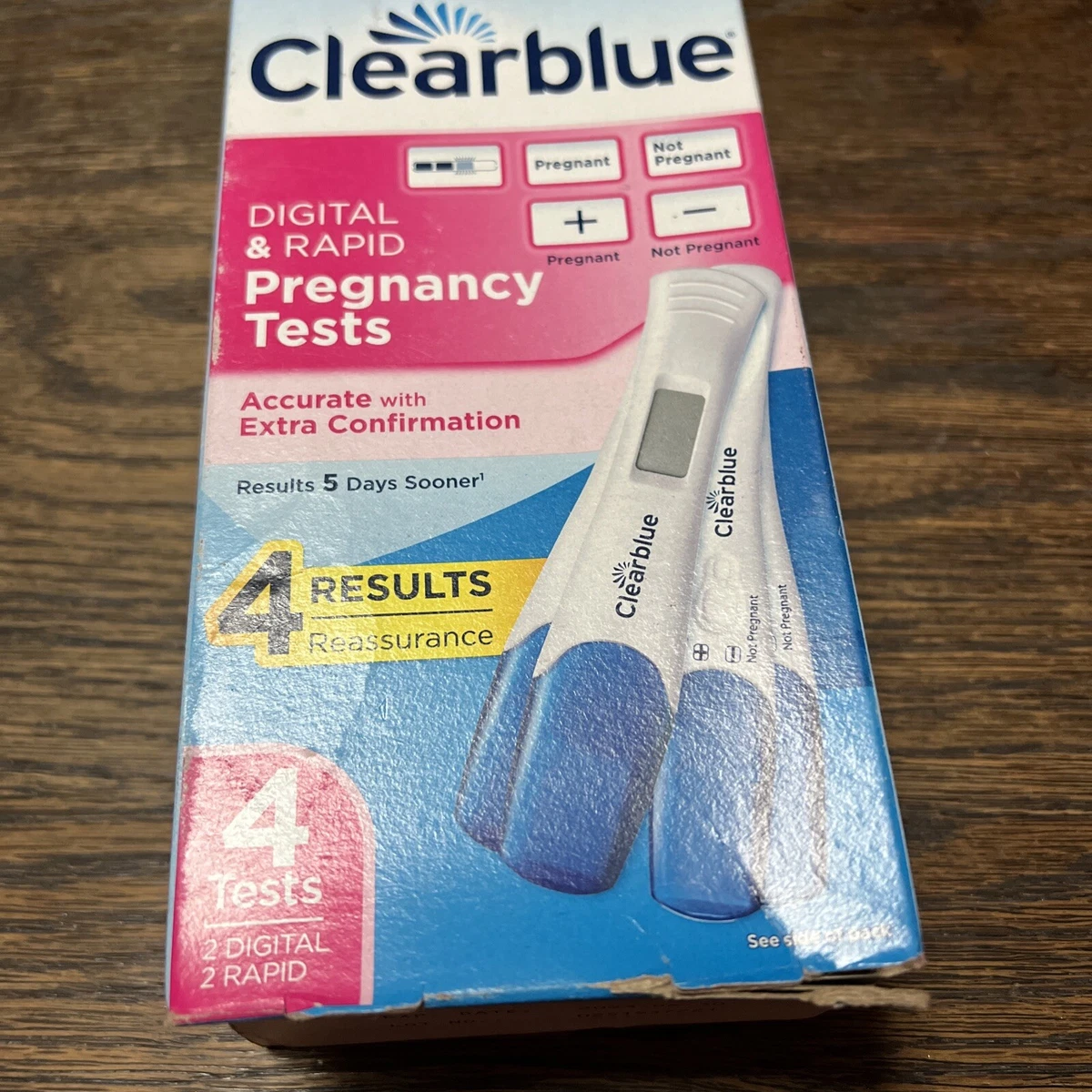 Clear Blue Positive Test