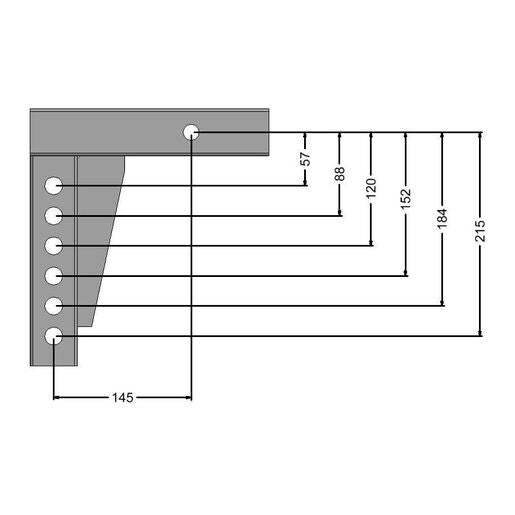 Milford Shank Hitch 50mm Drop Black 778624 | eBay Australia