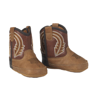 Ariat Infant Boy's Lil Stompers Evan Brown Western Boots A442002602 | eBay