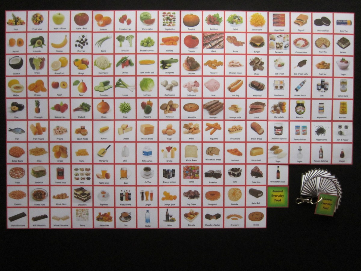 Printable Pecs Cards Food 150+ Food Photo PECS PDF Printable Pecs Or