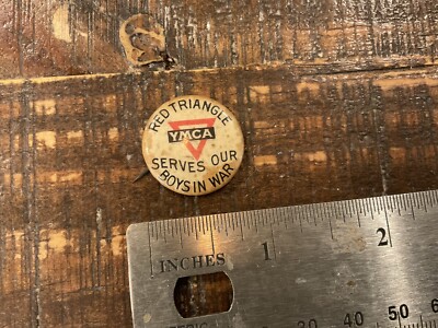 ORIGINAL WWI YMCA BUTTON PIN | eBay