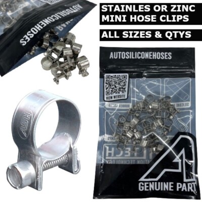 Mini Hose Clip Clamp Jubilee Fuel Line Petrol Pipe Clamps Clips ...