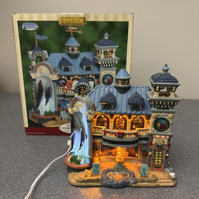 LEMAX SHELL BEACH AQUARIUM -Holiday Village -lighted - Retired Piece ...