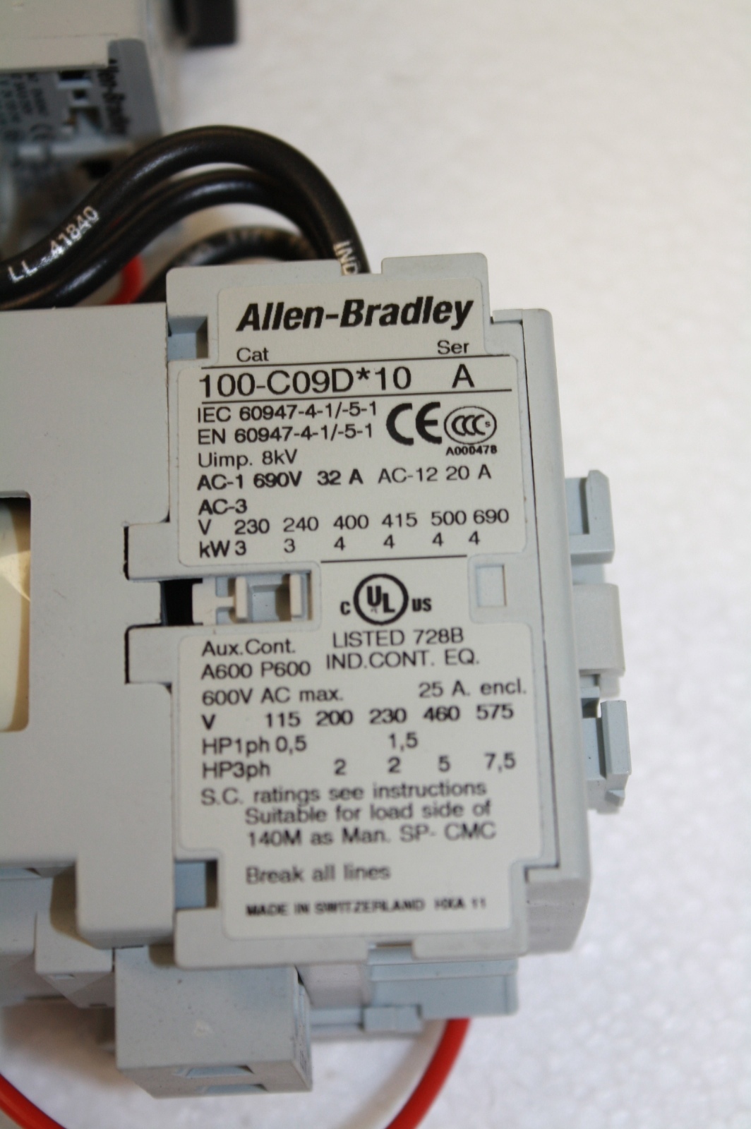 ALLEN BRADLEY 103S-AWDJ3-CB40C COMBINATION STARTER | eBay