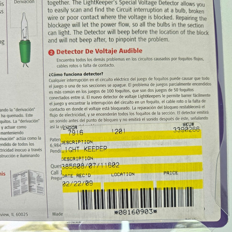 Light Keeper Pro Fix Christmas Tree Lights Incandescent Bulb Puller ...