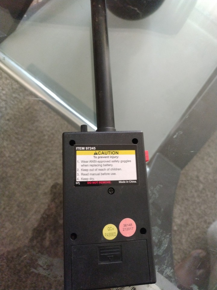 Cen-Tech Handheld Metal Detector Model 97245 - Tested & Works! | eBay