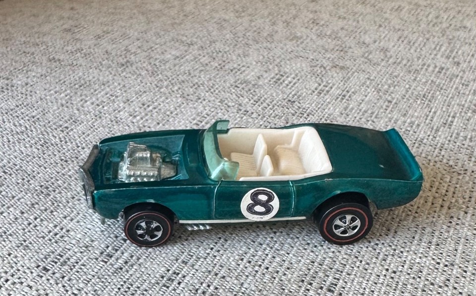 Hot Wheels Redline 1969 Light My Firebird Rare Teal/ Wht. Int. Hong ...