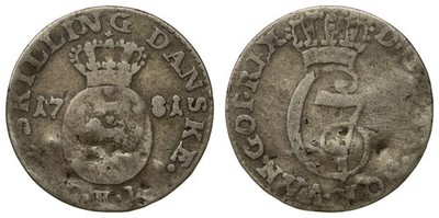 Denmark - 2 Skilling Dansk 1781 - Christian VII | eBay
