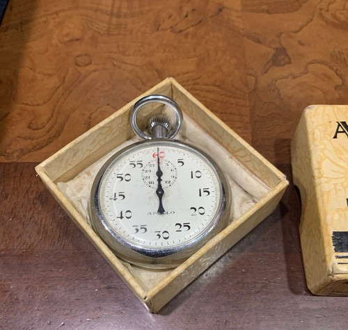 Vintage 1960s Aristo Apollo Stop Watch With Original Box Excellent | eBay