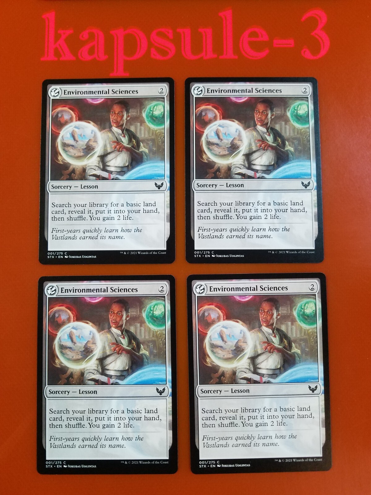 4x Environmental Sciences | Strixhaven School of Mages | MTG Magic ...